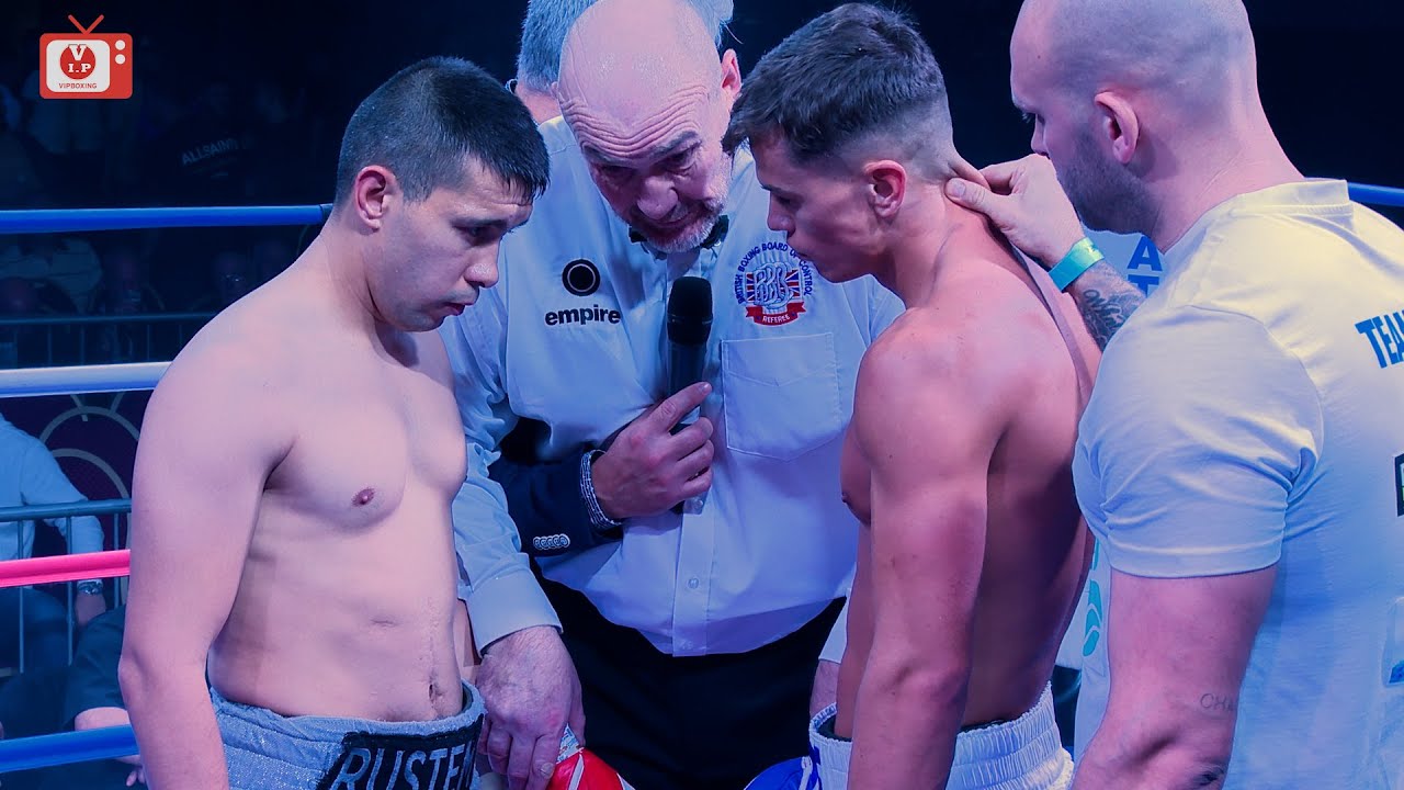 Luke Cope v Rustem Fatkhullin at Rainton Arena in Durham on 29-09-2023 ...
