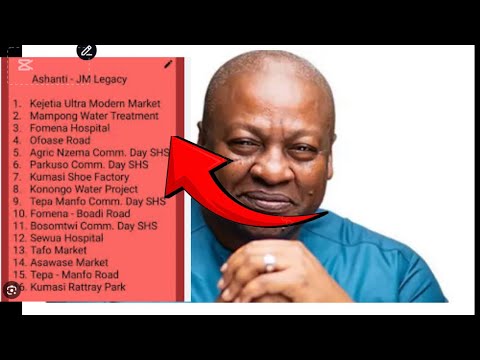 John Mahama lists his achievements in the Ashanti Region to Otumfuo ...