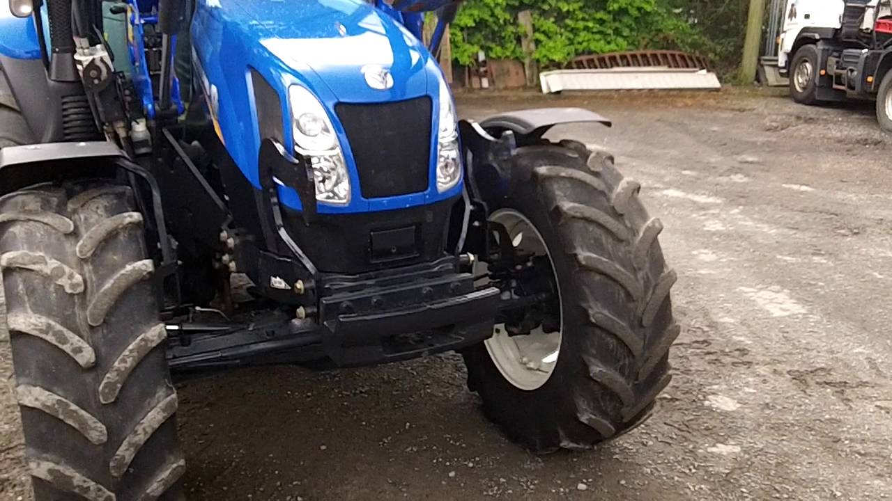 New Holland T6.140 Dual Command c/w MX U10 loader - YouTube