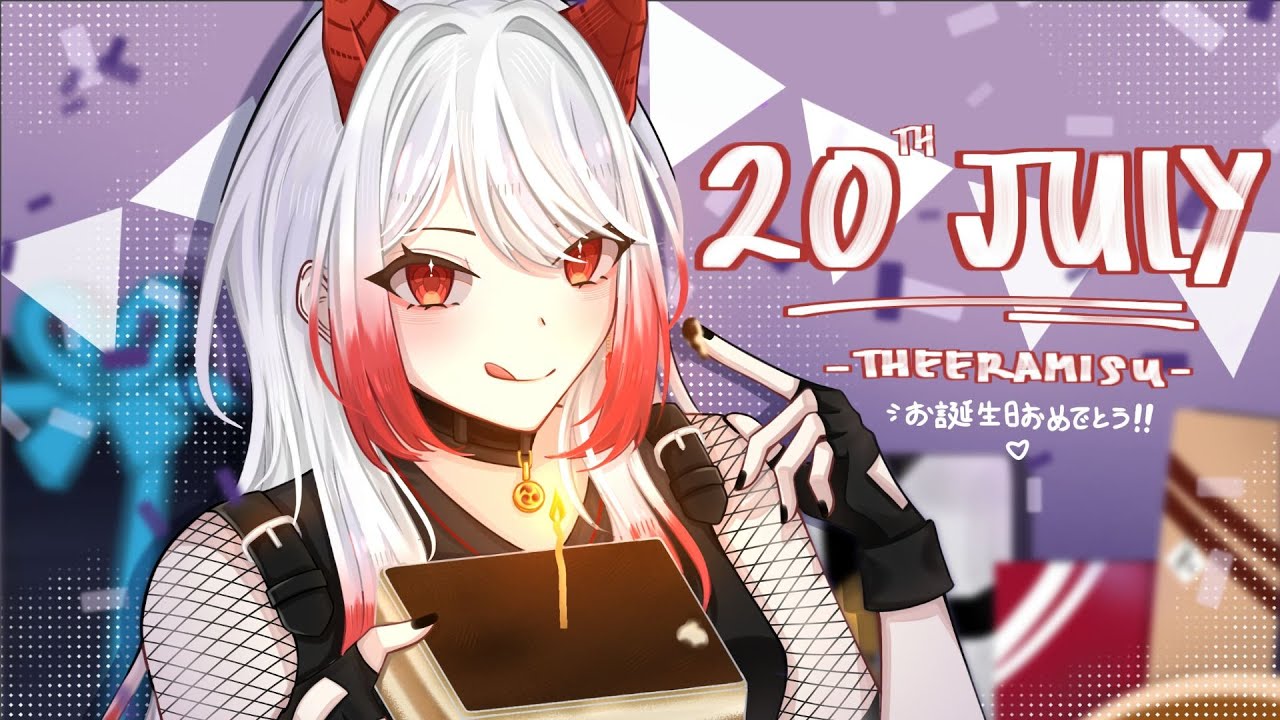 BIRTHDAY STREAM + GIVEAWAY WIG COSPLAY !! - YouTube