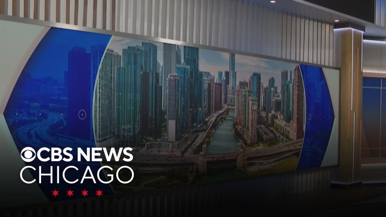 A look inside CBS News Chicago's new studio set - YouTube