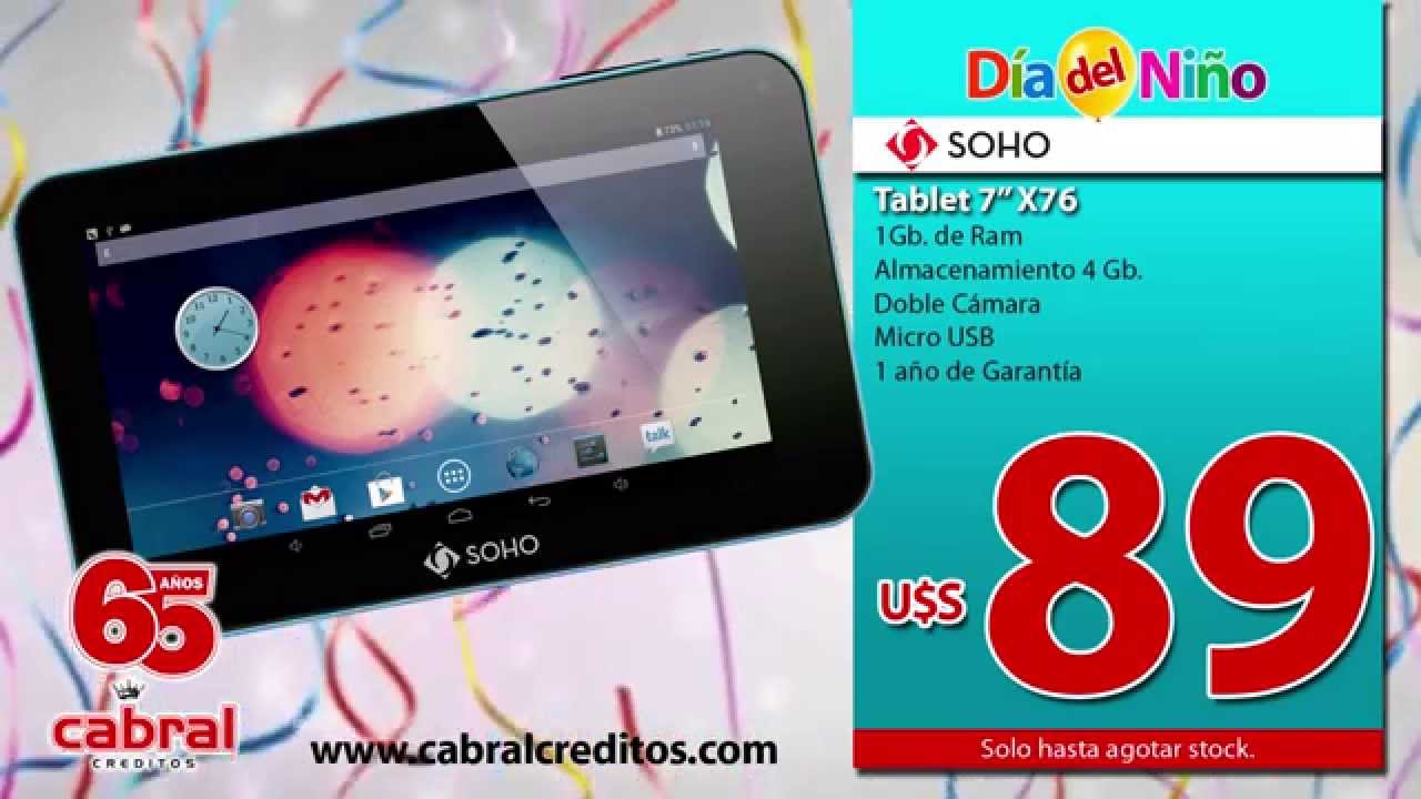 Cabral DNiño 2015 - Tablet | cabralcreditos.com - YouTube