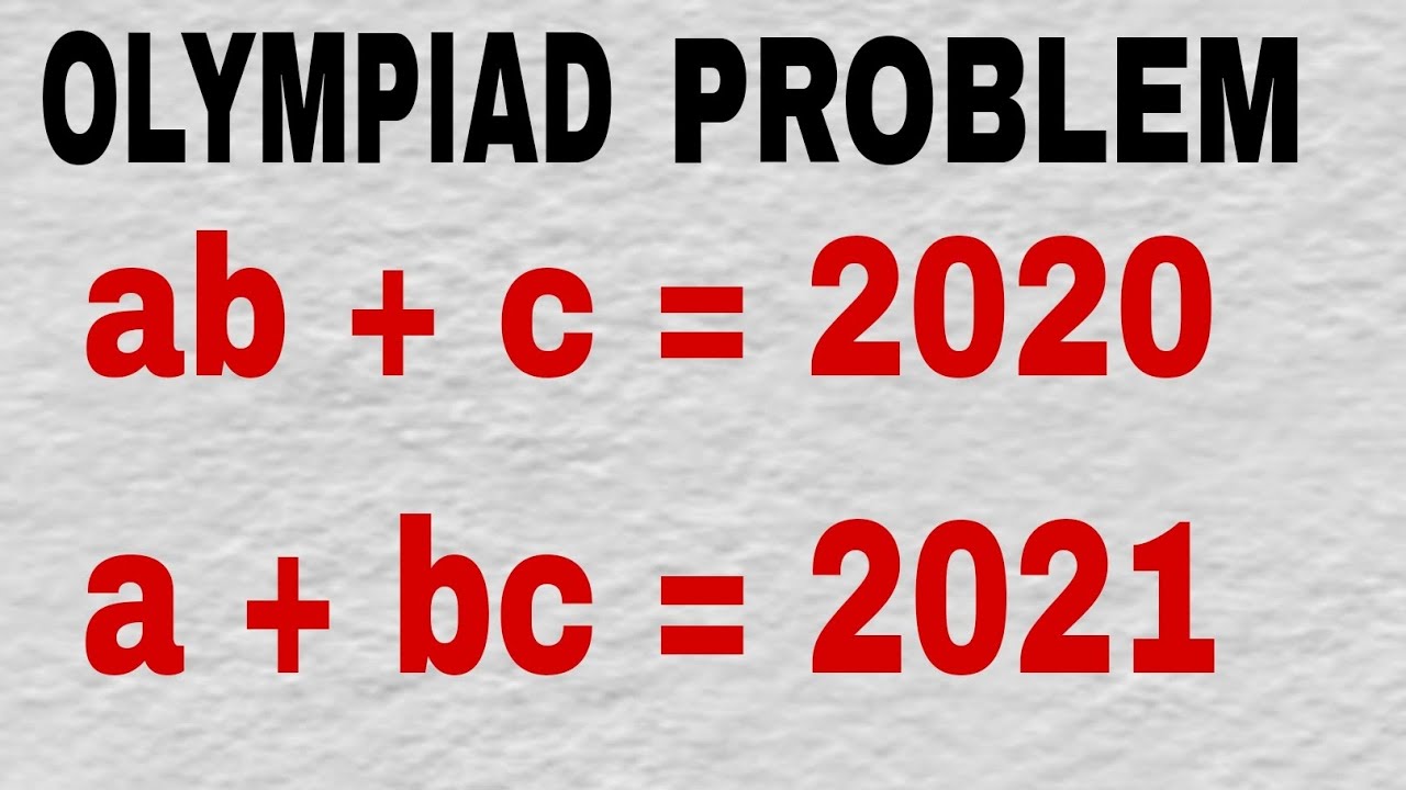 France Math Olympiad Question | Can you solve this question - YouTube