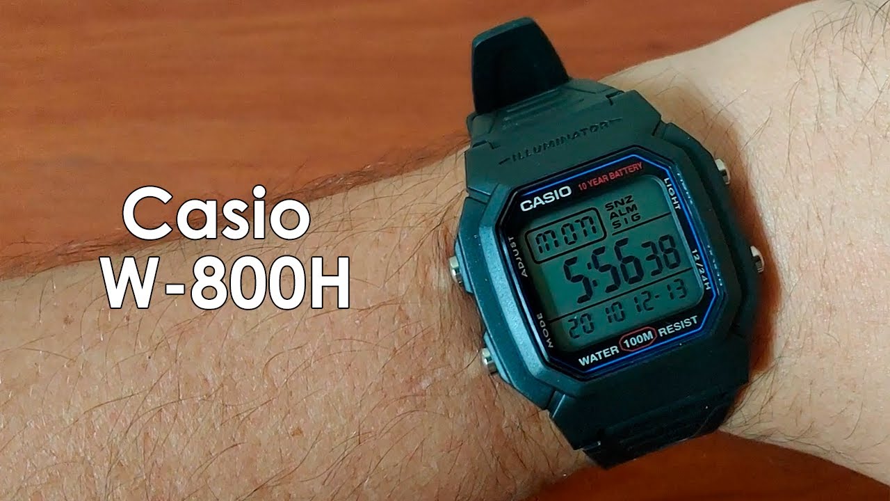 Casio W-800H: A Classic and Functional Watch - Unboxing and Specs - YouTube