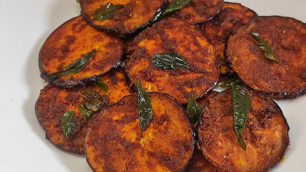Kathirika fry || கத்திரிக்காய் வறுவல் || Brinjal Roast - YouTube
