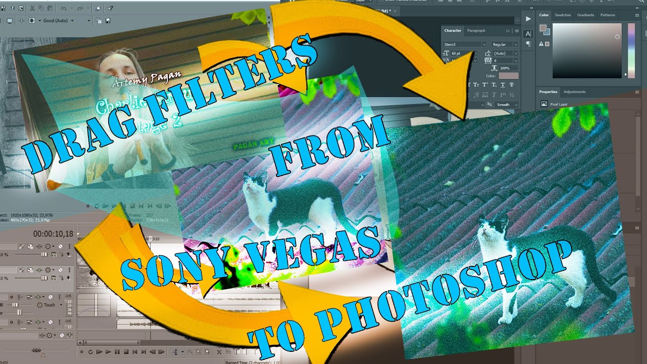 How To Use Sony Vegas Filters in Photoshop - YouTube