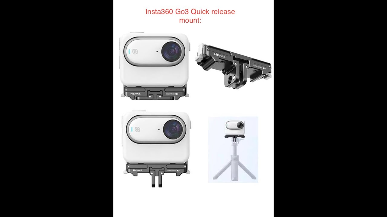 Insta360 Go3: Quick Release Mount Made in China vs Original Insta360 ...