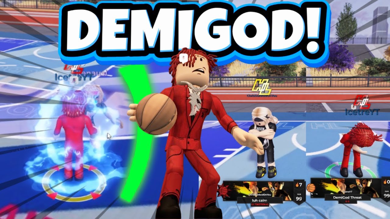 MY 99 CUSTOM "DemiGod Threat" IS THE BEST BUILD IN HOOPS LIFE 👑 (2V2s ...