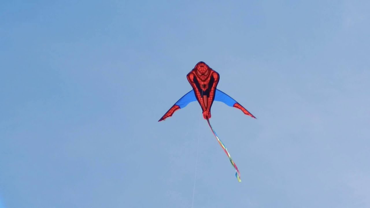 Spiderman kite - YouTube