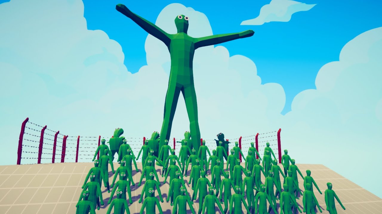 ONE HUNDRED ZOMBIE + 1 GIANT + 4 MOM VS ALL SECRET - Totally Accurate ...