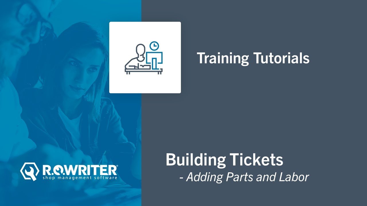 Building Tickets - Adding Parts and Labor - YouTube