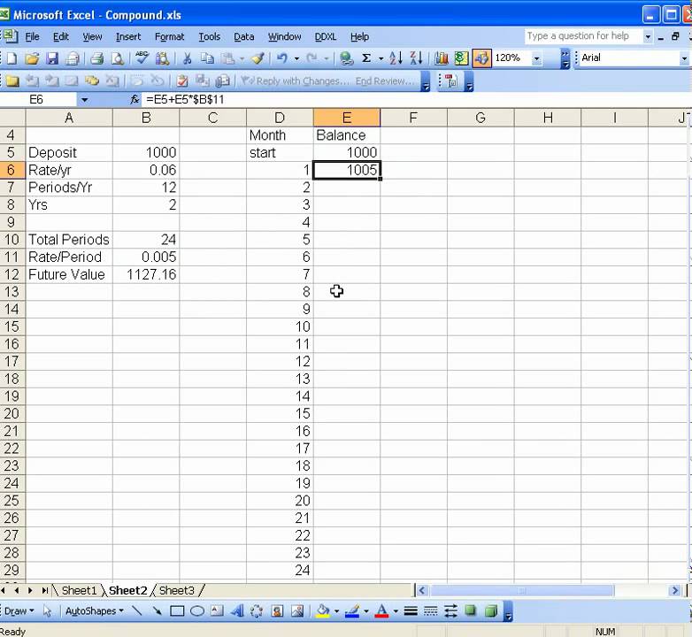 Simulating compound Growth In Excel YouTube simulating-compound-growth-in-excel-youtube