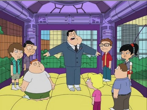 American Dad! Stan Breaks Down While Bouncing - YouTube