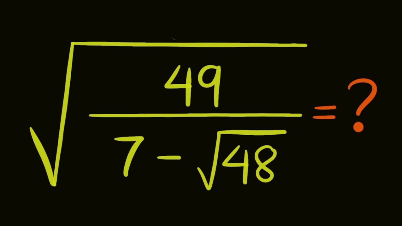 Nice Square Root Math Simplification Youtube 1950