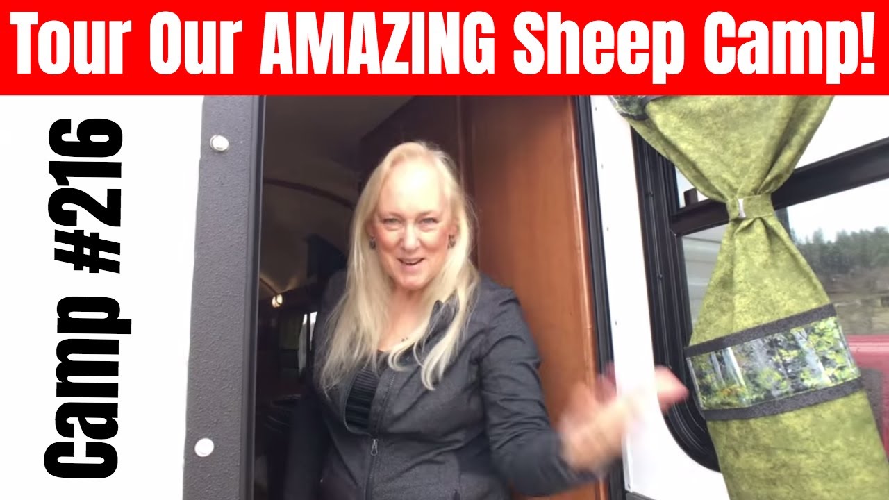 RV CAMPING - Tour Our AMAZING Sheep Camp! - YouTube