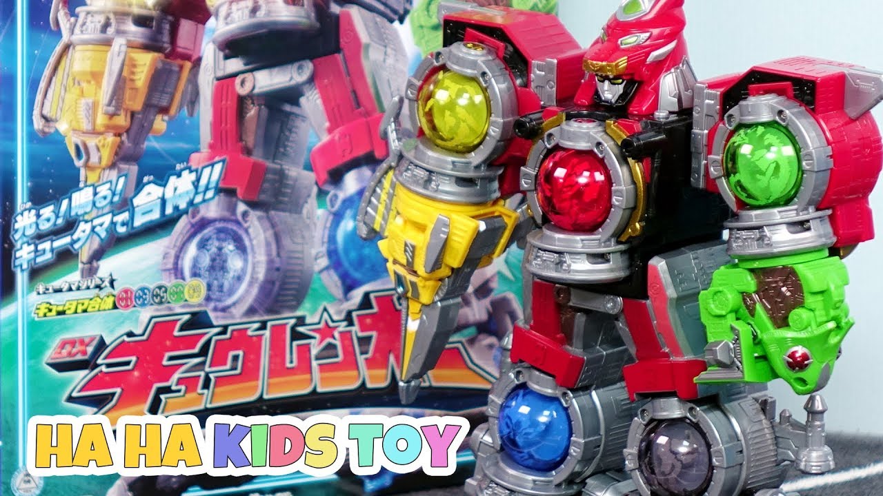 PowerRanger Uchu Sentai Kyuranger Kyutama Gattai KyurenOh Robot Toy ...