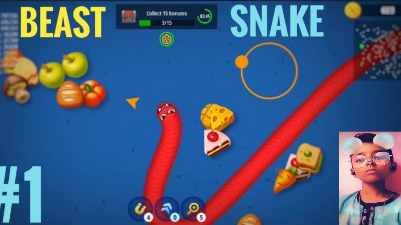 Beast snake in first day #1 Nirmal gamerz - YouTube