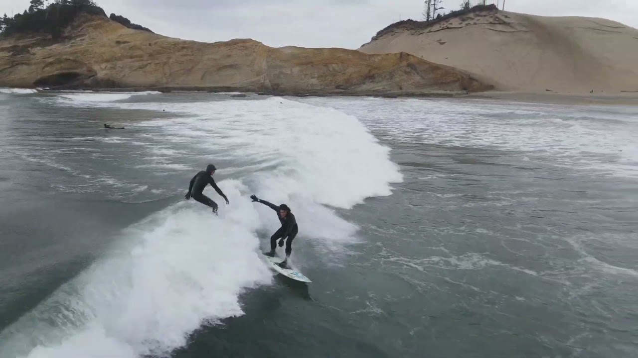Surfing Pacific City Oregon - YouTube