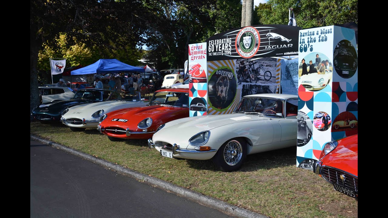 Ellerslie Car Show 2021 Auckland Jaguar Drivers' Club - YouTube