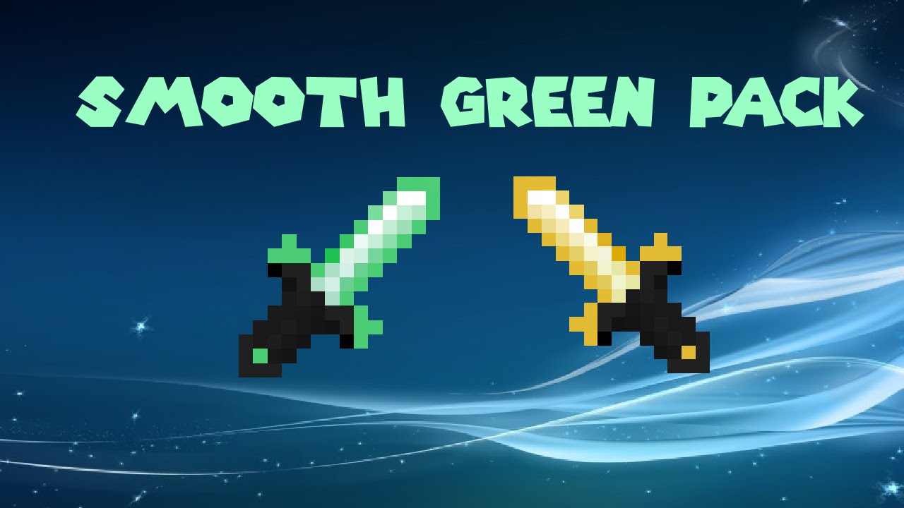 MINECRAFT PvP RESOURCEPACK - Smooth Green Pack. - YouTube