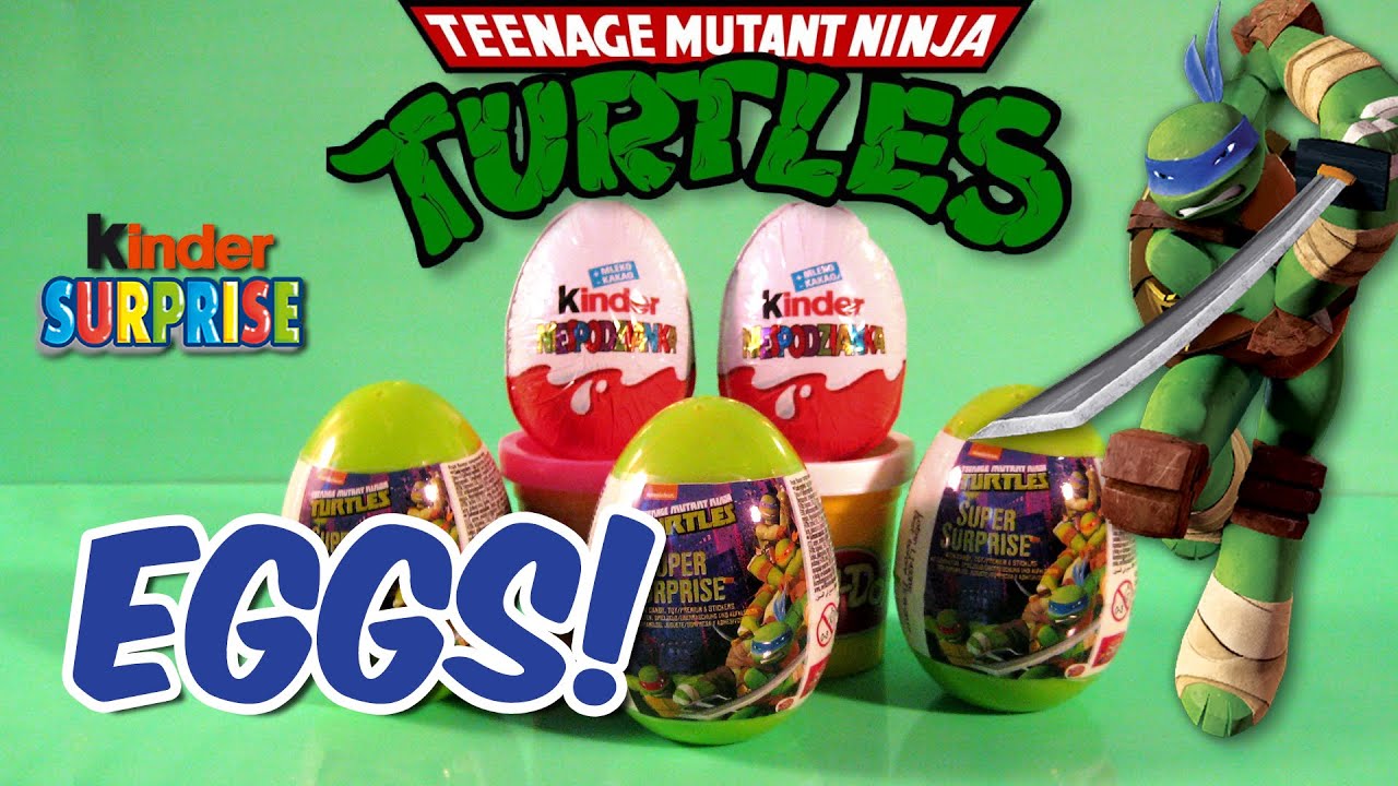 Magic Hobby Show - Teenage Mutant Ninja Turtles Kinder Surprise Eggs ...