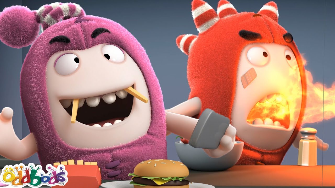 Lunch Laughs | Oddbods - Food Adventures | Cartoons for Kids - YouTube
