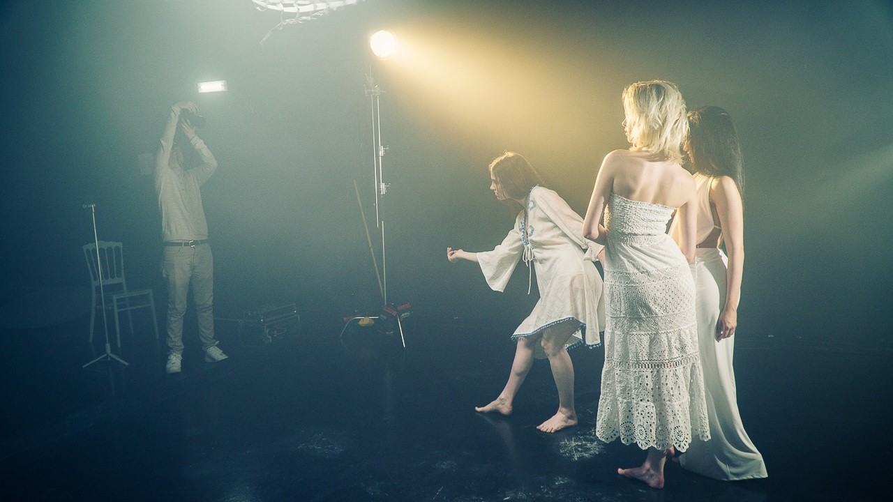 From Darkness to Light: Ethereal Photoshoot with 3 Models - YouTube
