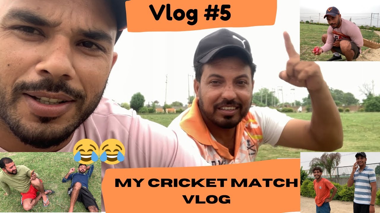 vlog #5 || ganota vs rampura b cricket match vlog || funny moment😂😜 || vishu ganota #vlog #5 ...