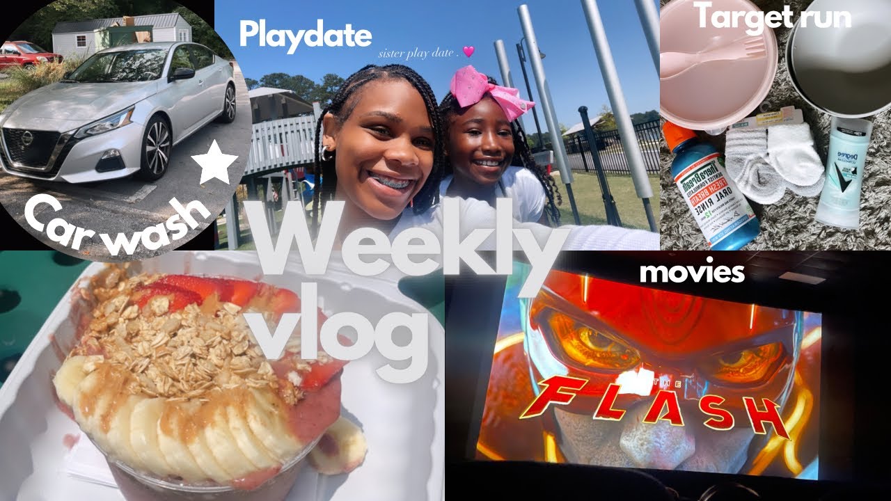 WEEKLY VLOG: car wash, trying açaí bowl, target run - YouTube