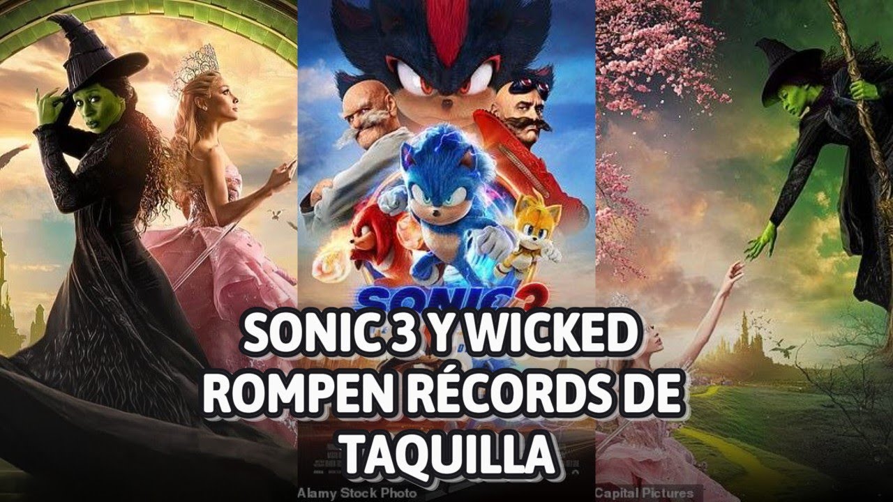 Sonic 3 y Wicked rompen récords de taquilla y redefinen el éxito ...