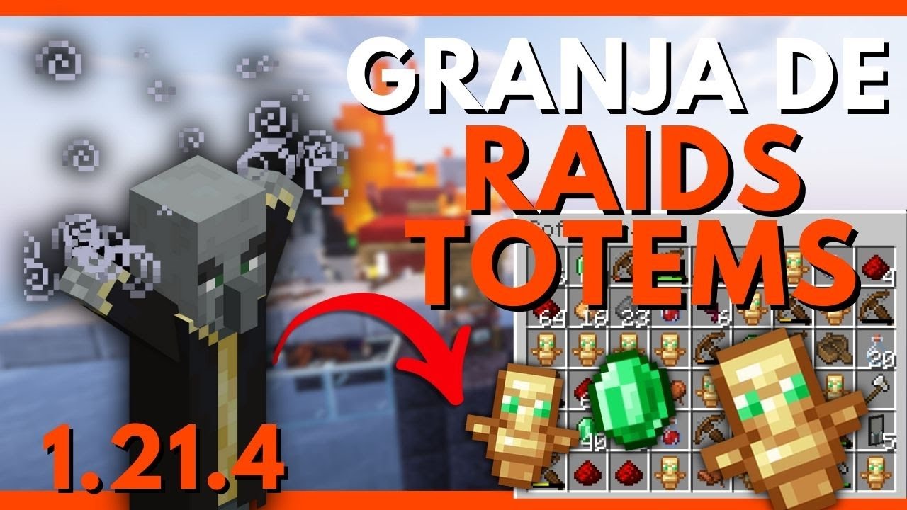 Cómo Hacer la Mejor Granja de Raid, Esmeraldas y Tótems en Minecraft 1. ...