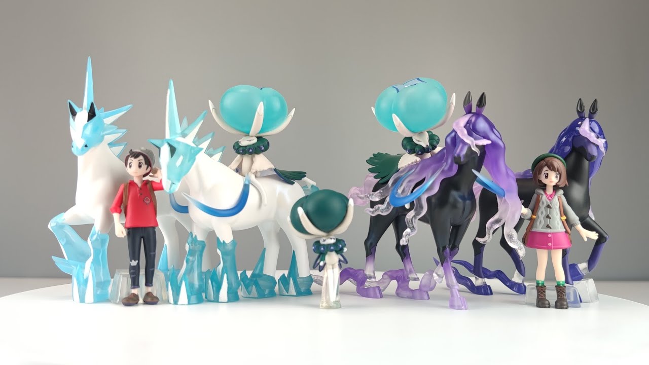 【Unboxing】1/20 Calyrex,Glastrier&Spectrier Calyrex Jinete Glacial ...