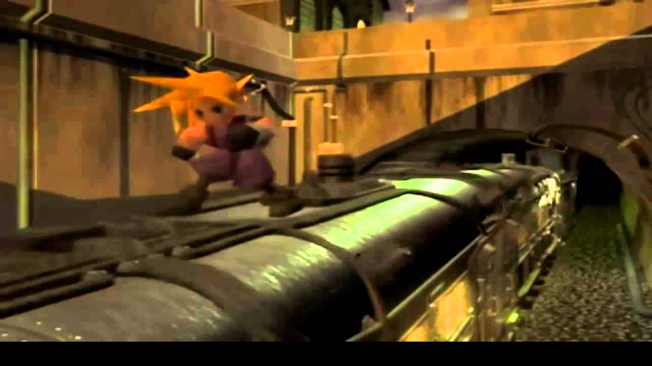 Final Fantasy 7 (PC) Cutscene #3 Cloud's Train Escape - YouTube