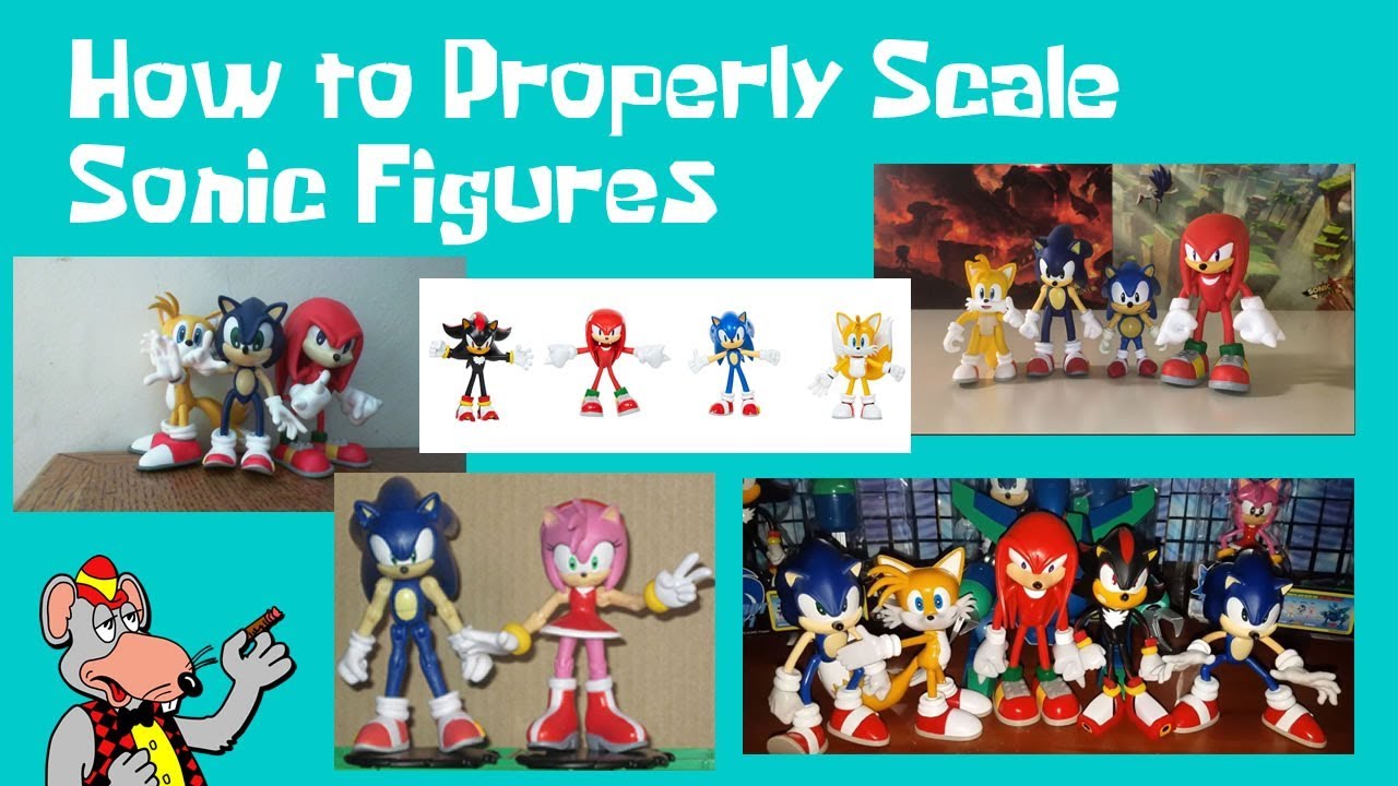 How to Properly Scale Sonic Figures - YouTube