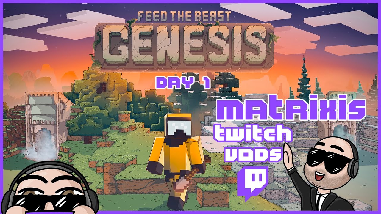 Ooooh Shiny new pack! - FTB Genesis Day 1 - YouTube