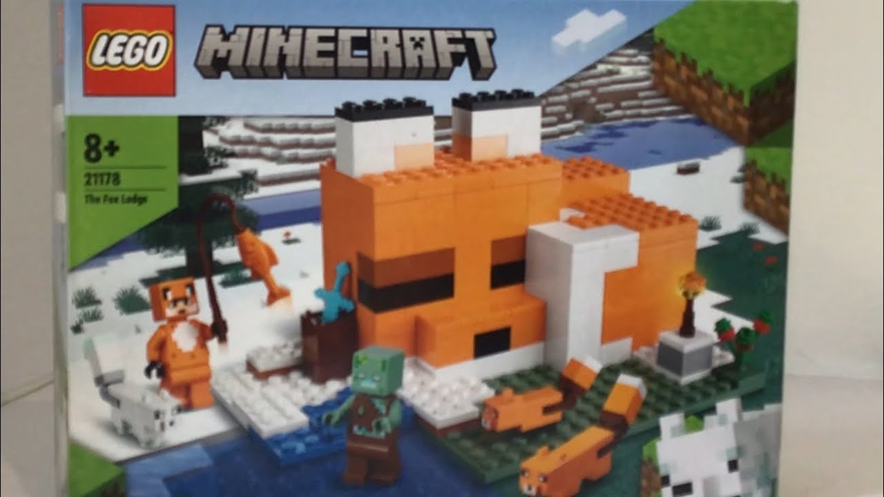 LEGO Minecraft fox build. - YouTube