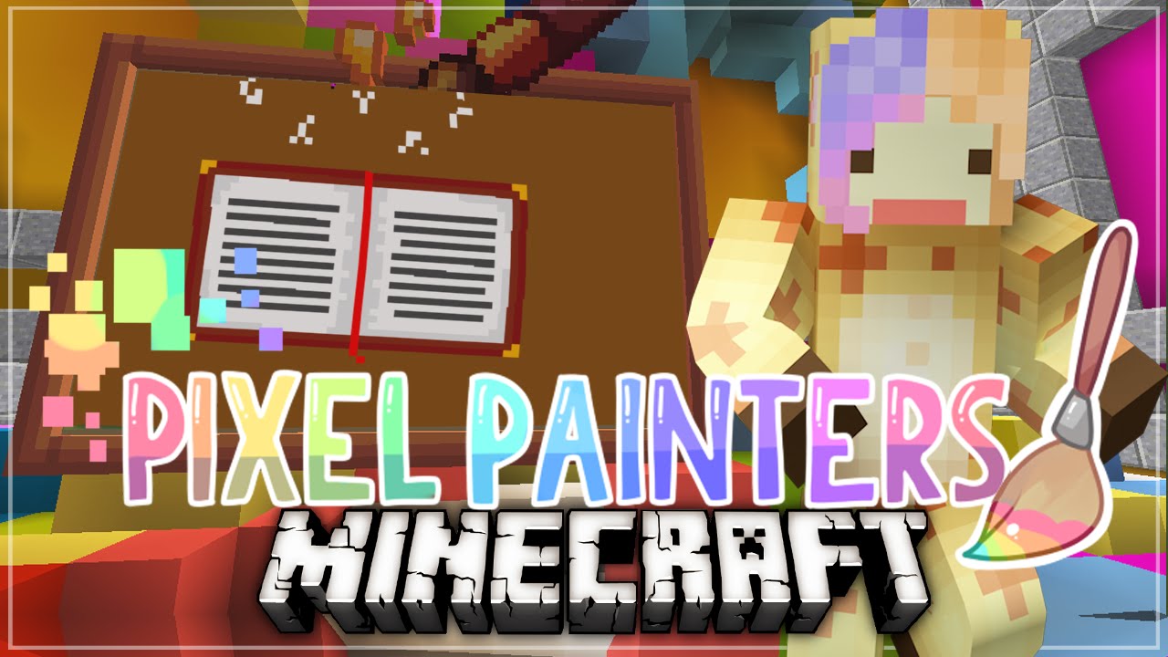 Minecraft: Pixel Painters "MAGIC BOOKS!" - YouTube
