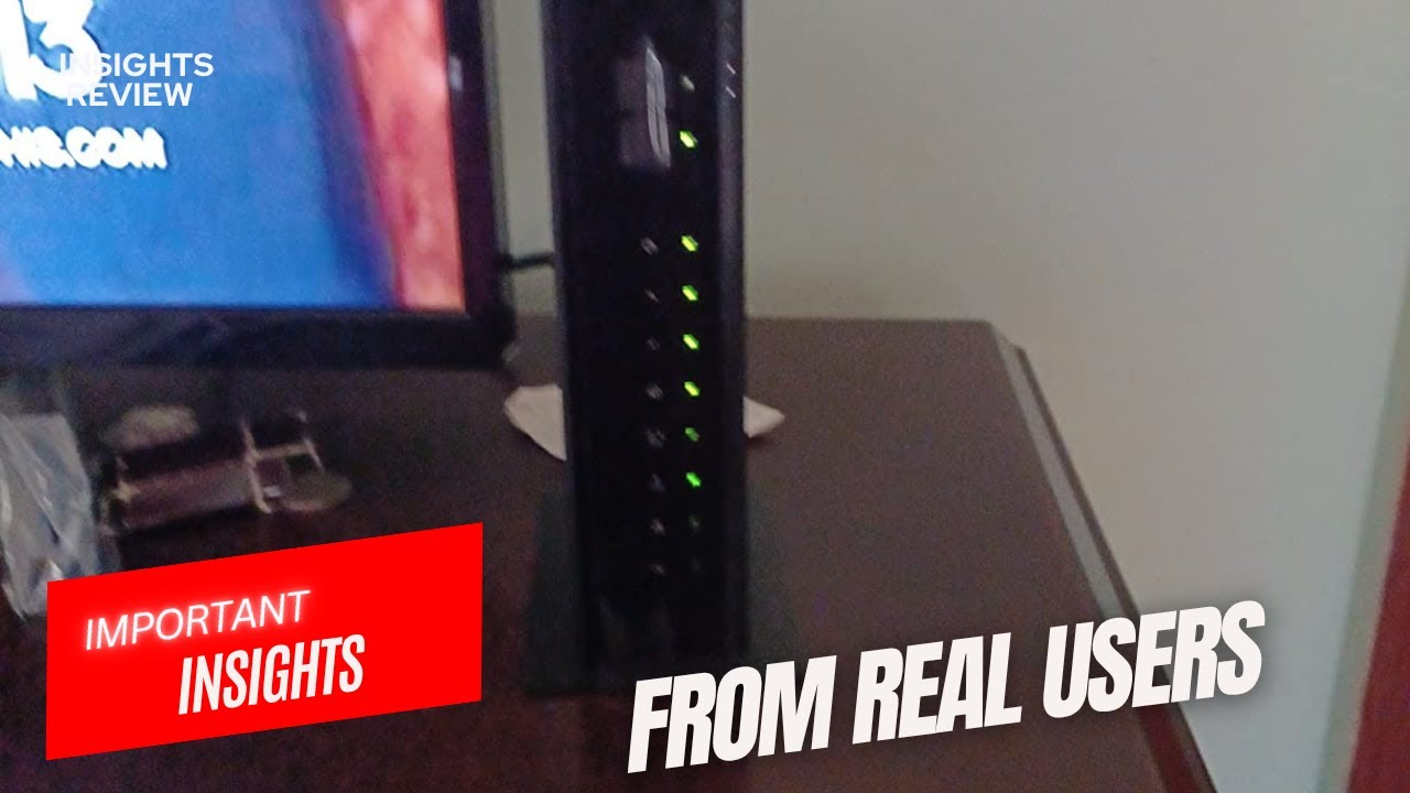 Important details about the NETGEAR C6230 Cable Modem Router - YouTube