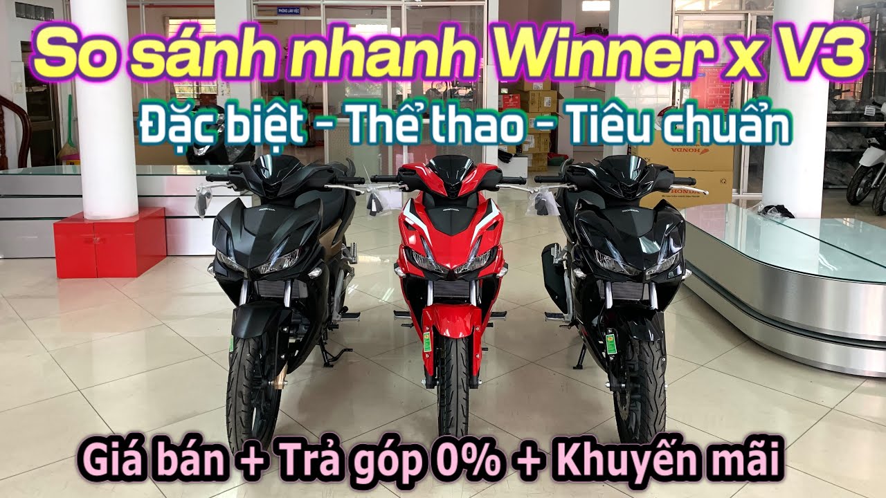 So sánh nhanh 3 phiên bản Winner x v3 2022 | Những điểm giống và khác ...