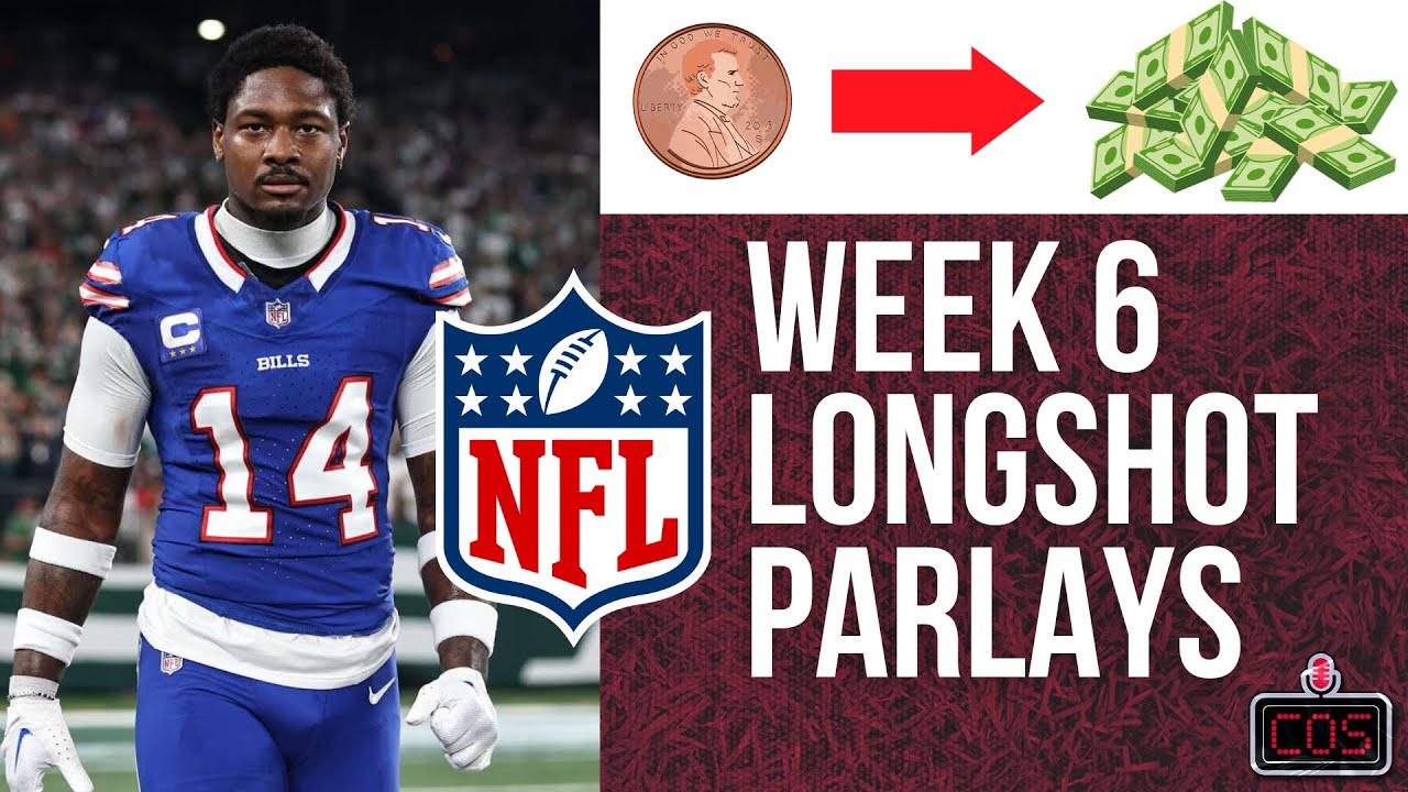 This $10 NFL Week 6 Parlay Could WIN You OVER $1000! - YouTube
