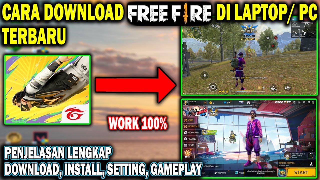 Cara Download Free Fire Di Laptop Terbaru | Cara Download FF Di Laptop ...