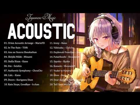 Best Acoustic Japanese Song 🎸 Relaxing Japanese Acoustic Music