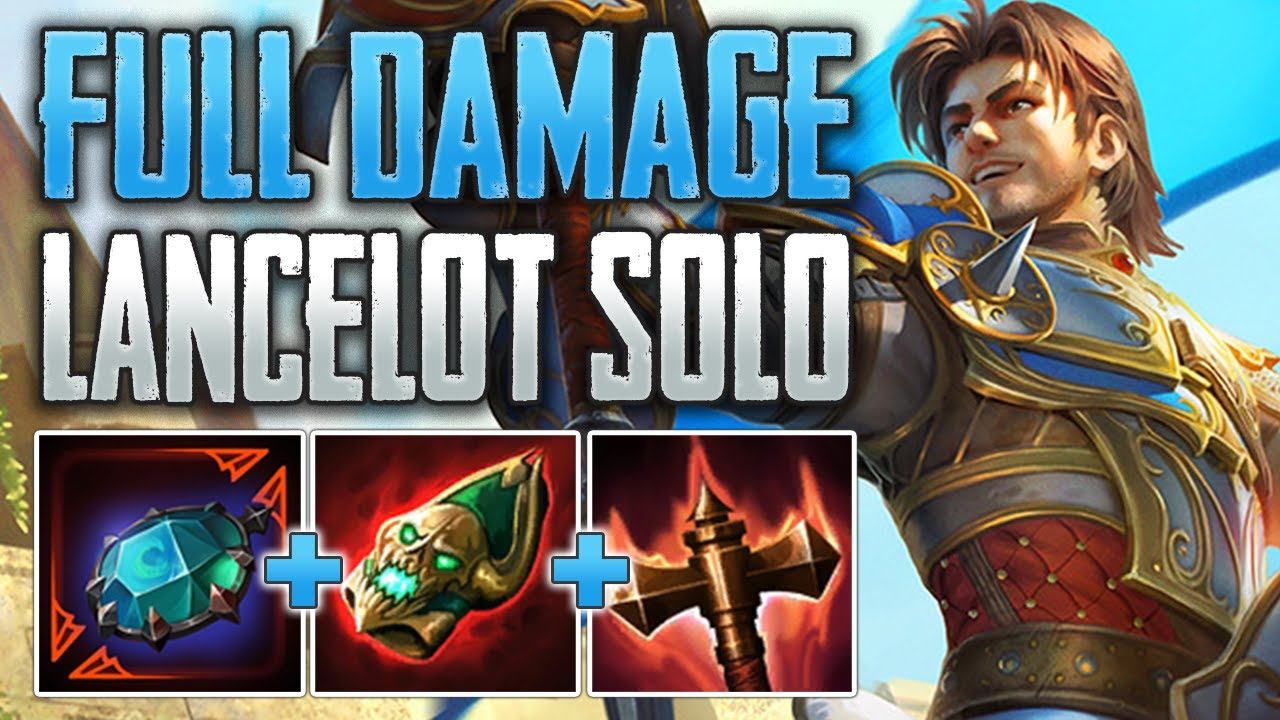 HIS SCALING IS INSANE! Lancelot Solo Gameplay (SMITE Conquest) - YouTube