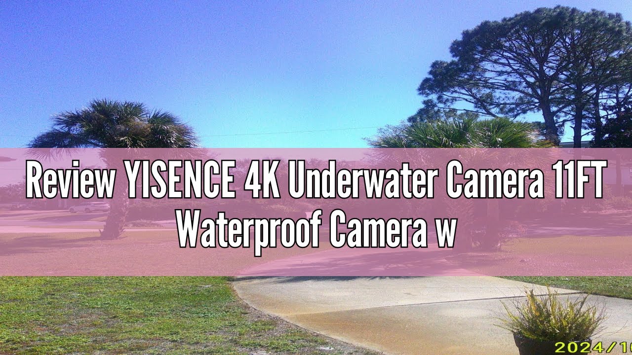 Review YISENCE 4K Underwater Camera 11FT Waterproof Camera with 32GB ...