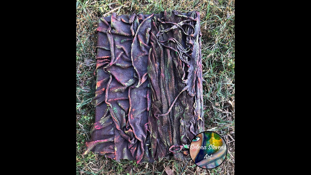 Journal Cover with Powertex - YouTube