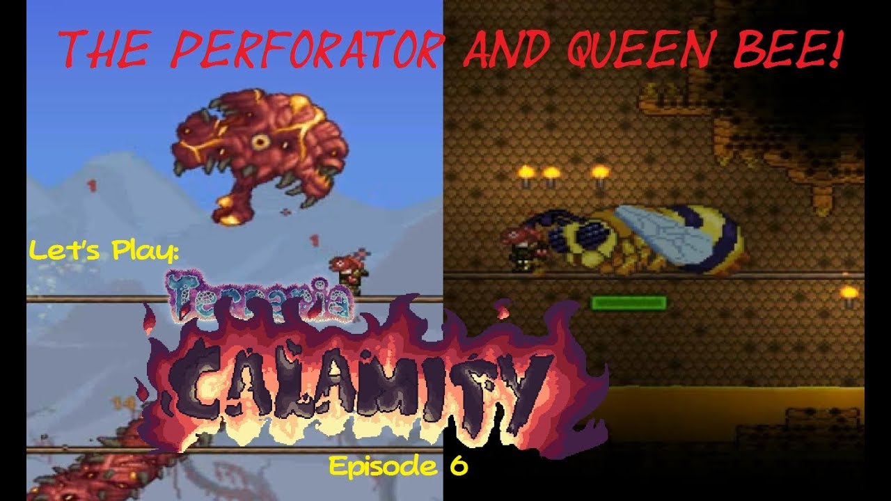 Terraria Calamity Mod Let's Play Ep. 6 (The Perforator And Queen Bee ...