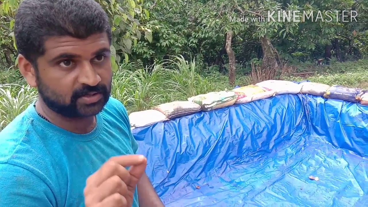 HOW TO MAKE TARPAULIN POND IN OUR HOME - YouTube