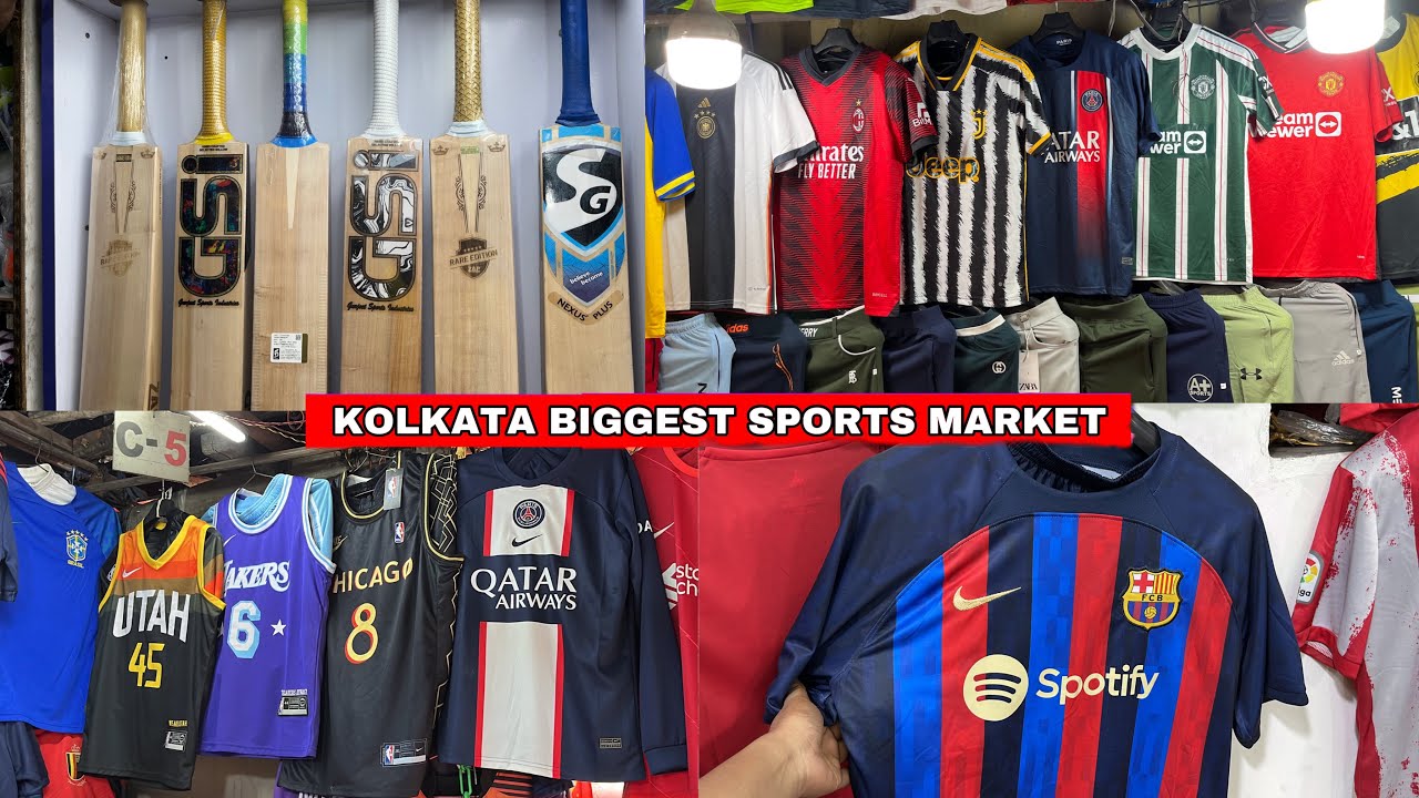 Kolkata Maidan Market | Esplanade Jersey Market | Kolkata Sports Market ...