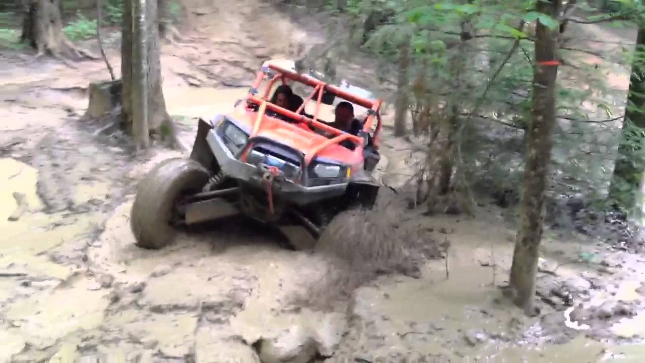 Polaris rzr 800 mudding on 30" roctanes - YouTube