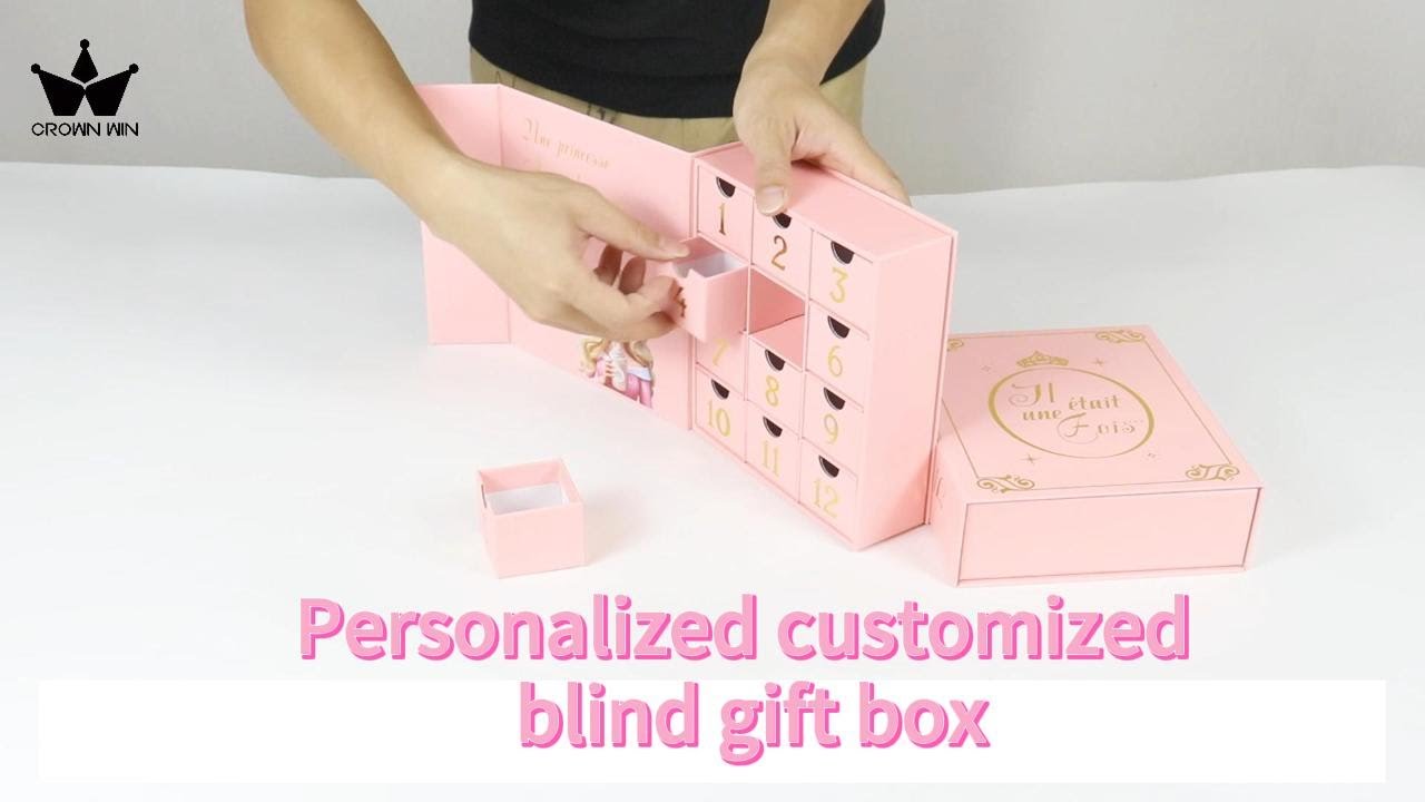 Personalized and customized calendar gift blind boxes! - YouTube